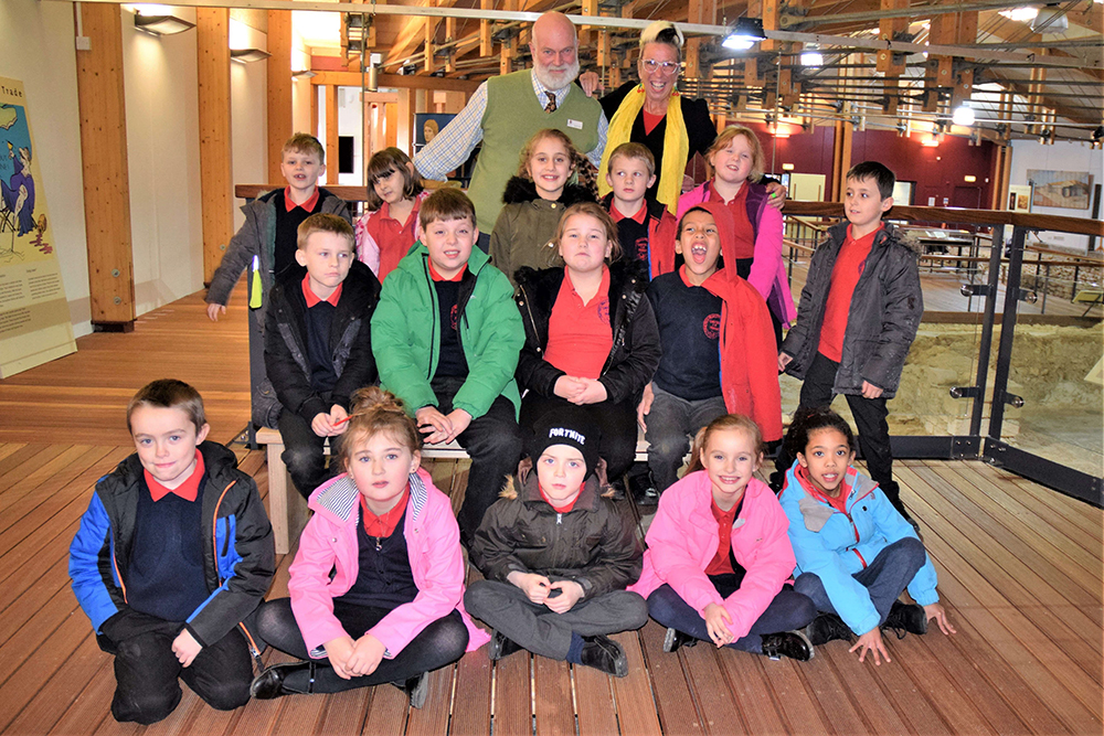 OAKFIELD PRIMARY PUPILS VISIT BRADING ROMAN VILLA FOR MARDI GRAS ...