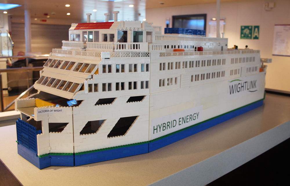 SEEING DOUBLE! LEGO MODEL OF VICTORIA OF WIGHT MADE BY ISLE OF WIGHT ...