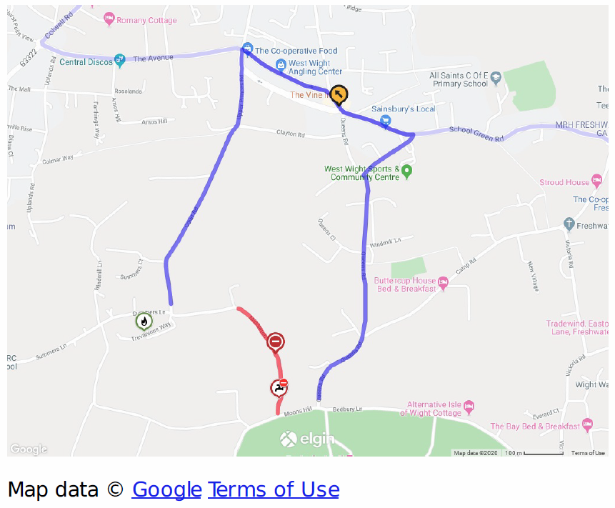 MIDDLETON IN FRESHWATER CLOSED DUE TO A BURST WATER MAIN - Isle of ...