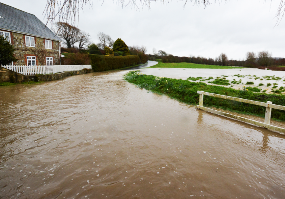 RIVERS HIGH AND ROADS FLOODED AS ISLAND HIT BY MORE RAIN - Isle of ...