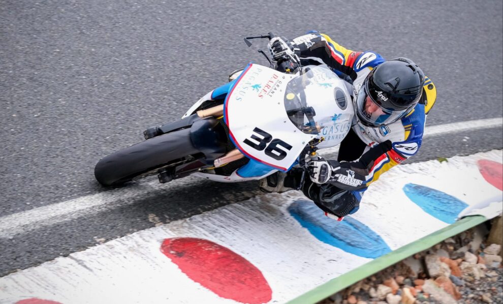 ISLE OF WIGHT MOTORCYCLE RACER RYAN WHITEHALL COMPETES IN THE NORTH ...