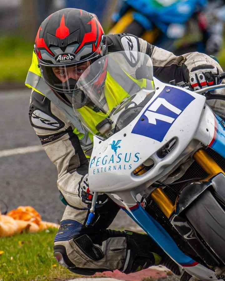 ISLE OF WIGHT MOTORCYCLE RACER RYAN WHITEHALL COMPETES IN THE NORTH ...