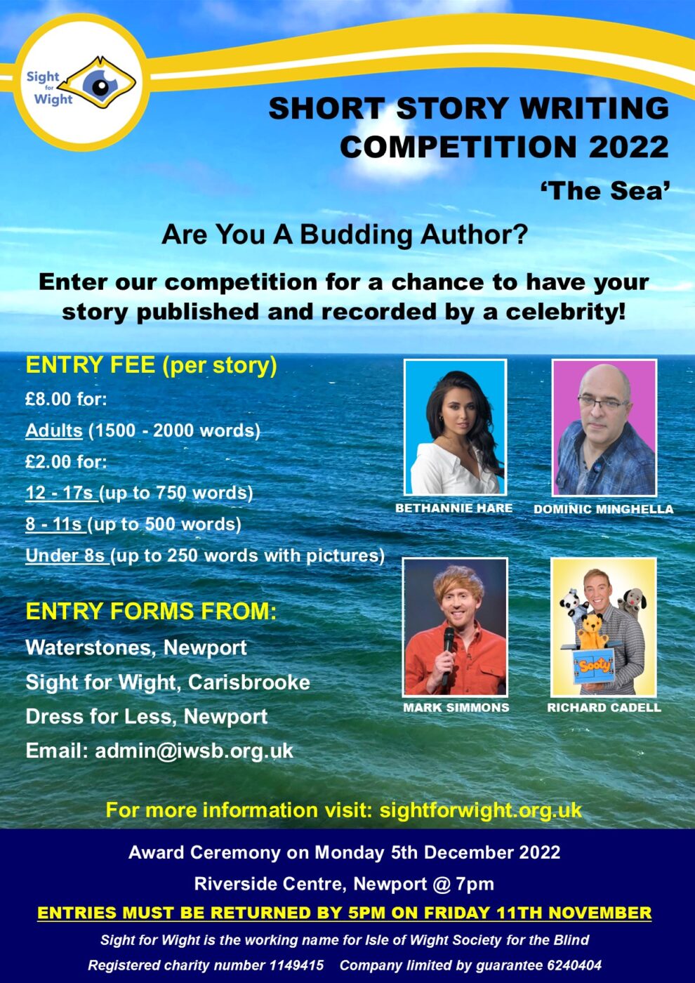 CALLING ALL BUDDING AUTHORS: SIGHT FOR WIGHT SEARCHING FOR STORY ...