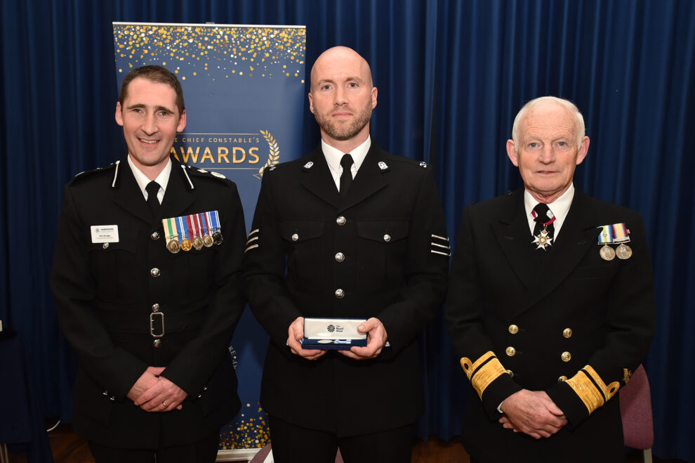 POLICE OFFICERS DECORATED FOR LONG SERVICE AT CHIEF CONSTABLE'S AWARD ...
