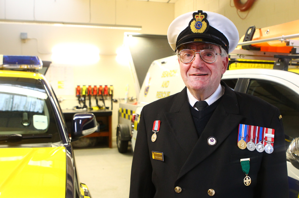 MARTIN HANGS UP HIS OVERALLS AFTER 42 YEARS SERVICE WITH HM COASTGUARD ...