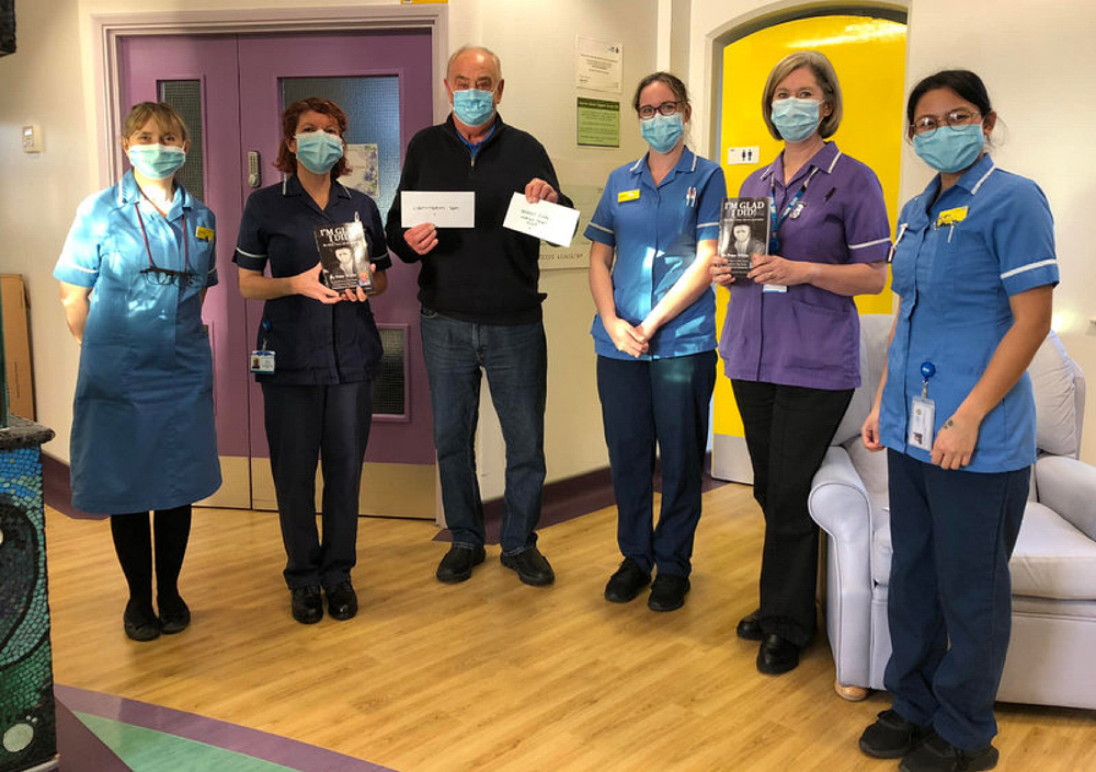 JOURNALIST HANDS OVER CHEQUES TO ST MARY'S HOSPITAL THANKS TO SUCCESS ...