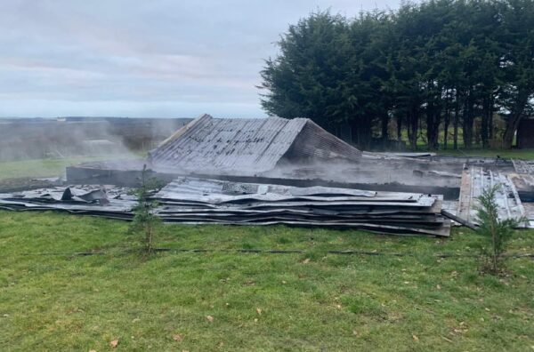 LANDOWNER AND FIRE SERVICE UNSURE AS TO HOW RURAL WOOTTON BARN CAUGHT ...