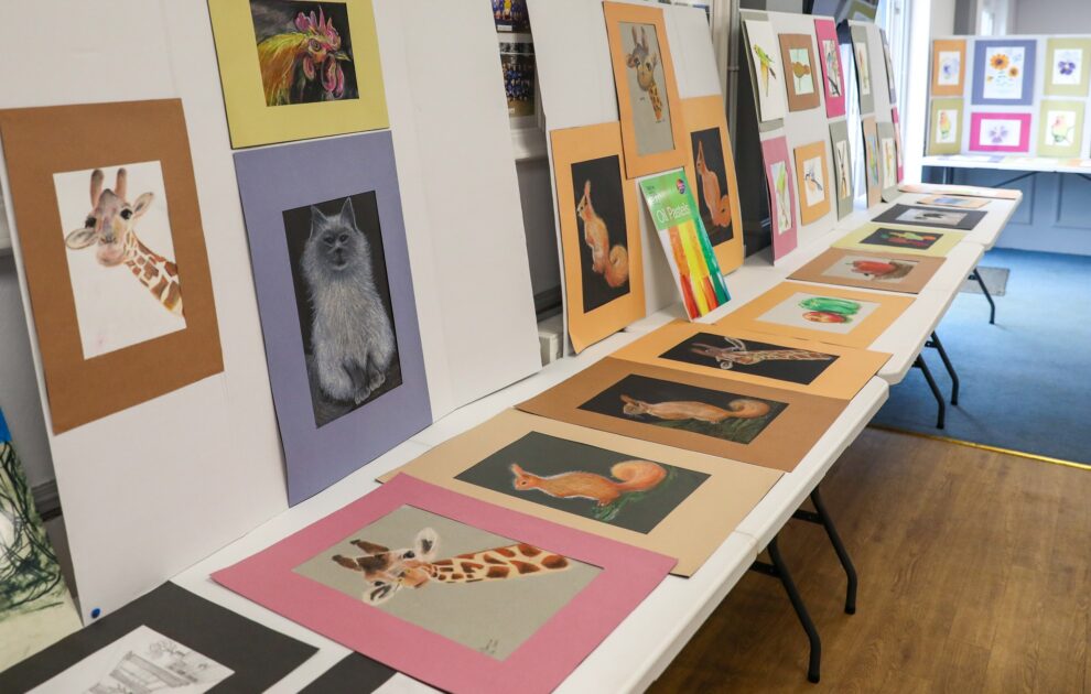 LOCAL ARTISTS CELEBRATE COMPLETION OF COURSE WITH LOCAL ART EXHIBITION ...