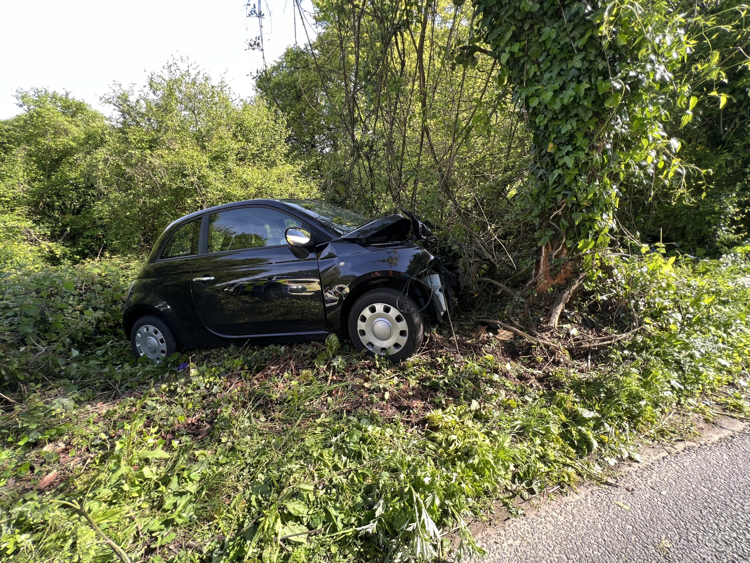 FIAT 500 SMASHES INTO TREE ON BRADING DOWNS ROAD - Island Echo - 24hr ...
