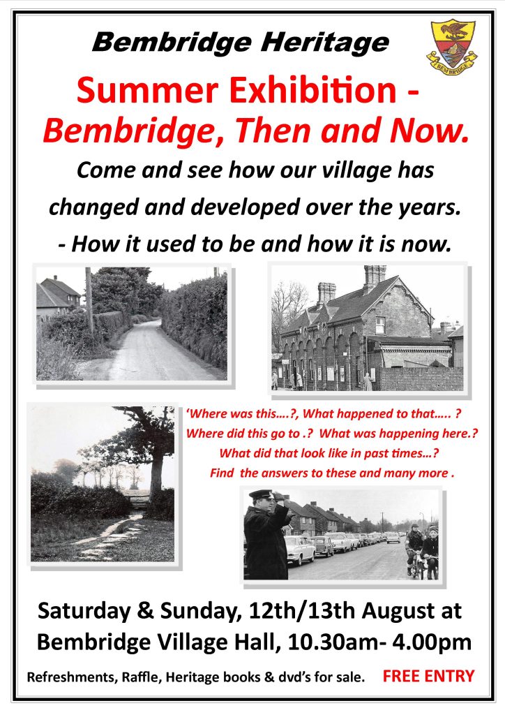 BEMBRIDGE HERITAGE SUMMER EXHIBITION BEGINS NEXT WEEK - Isle of Wight ...