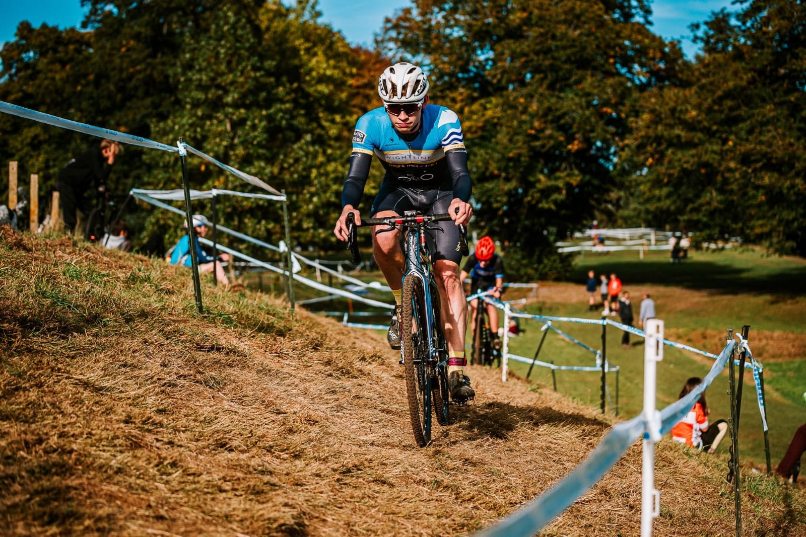 LOCAL CYCLISTS IN NORTH ISLAND ACTION AT FRIMLEY GREEN AND POPHAM ...
