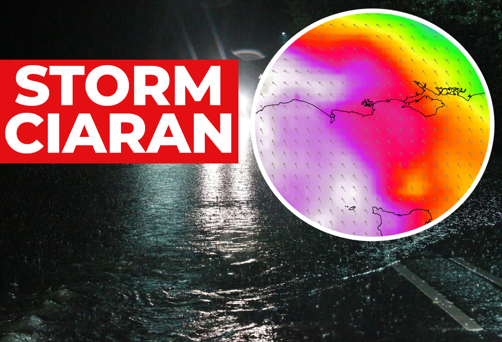BATTEN DOWN! STORM CIARÁN SET TO BRING SEVERE GALES AND YET MORE HEAVY ...