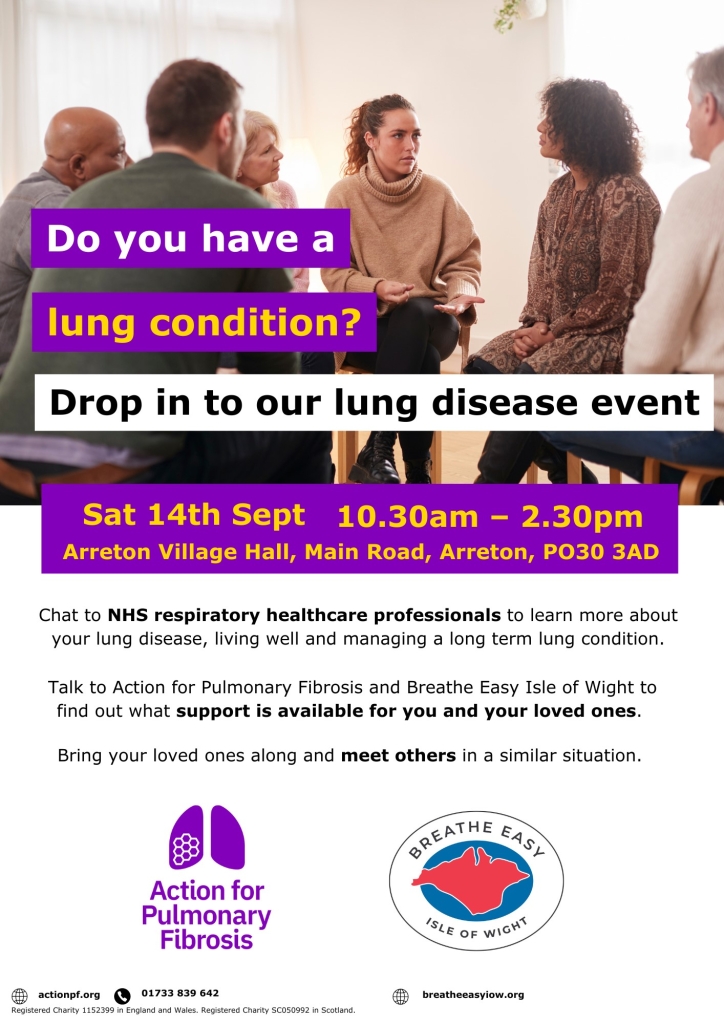 LUNG HEALTH AND WELL BEING EVENT TO BE HELD IN ARRETON IN SEPTEMBER ...