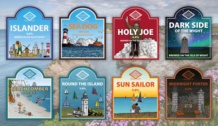YATES BREWERY UNVEILS NEW ISLAND-INSPIRED BRANDING - Isle of Wight News ...