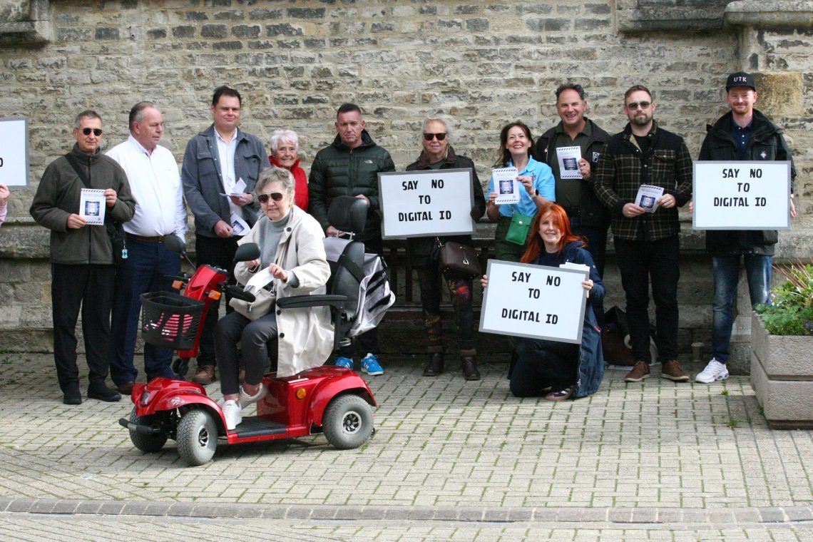 FEARS OVER PRIVACY AND FREEDOM PROMPT DIGITAL ID PROTEST IN NEWPORT ...