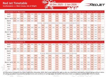 TIS’ THE SEASON! RED FUNNEL’S CHRISTMAS DAY SAILINGS CONFIRMED FOR 2025 ...