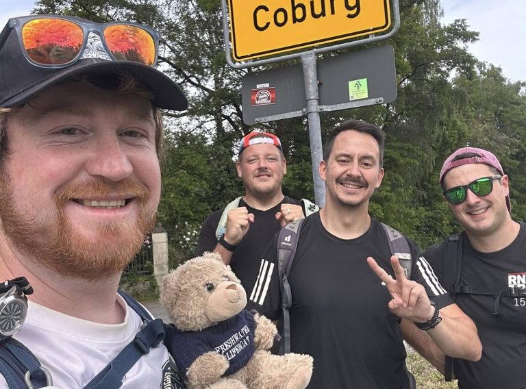 FRESHWATER MAN COMPLETES 711-MILE WALK TO GERMANY RAISING MORE THAN £ ...